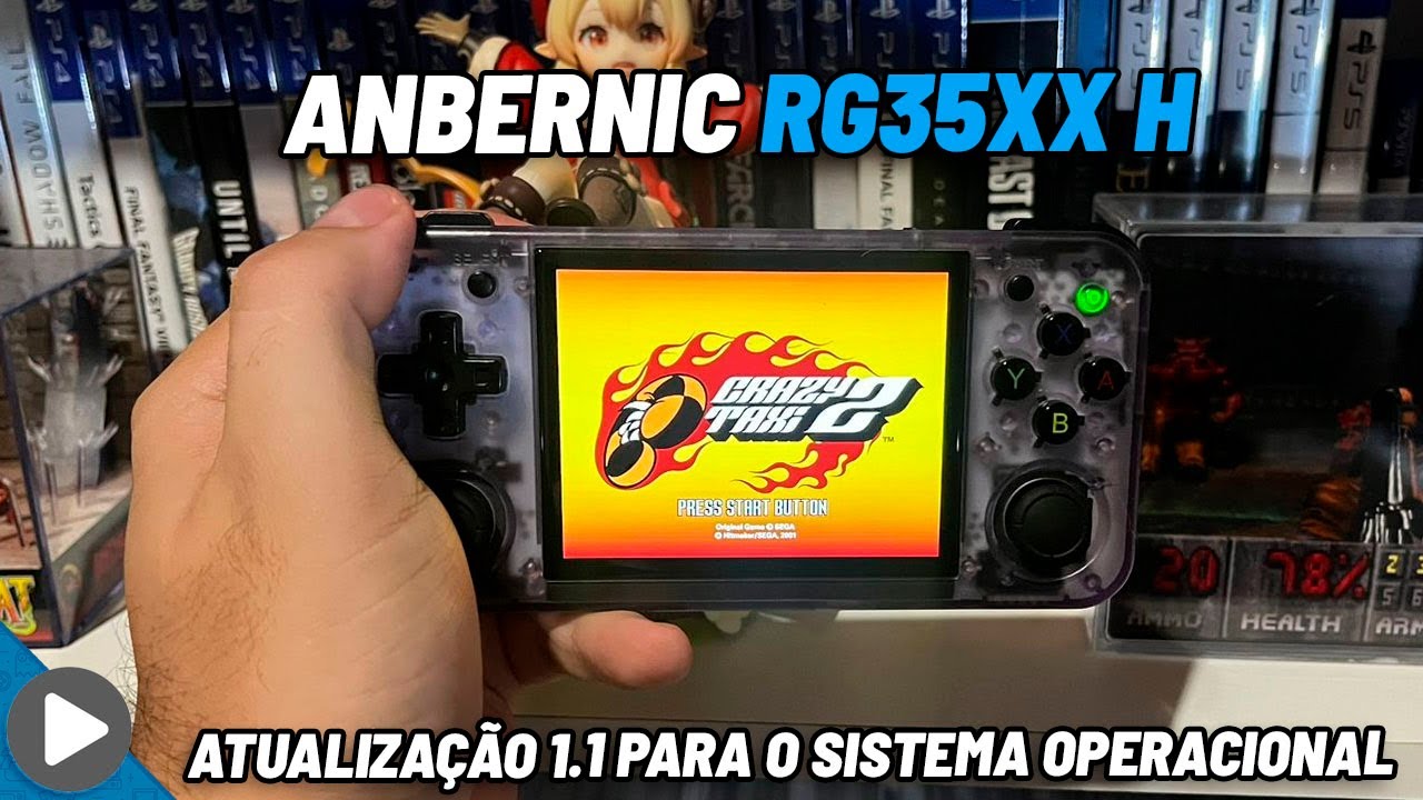 ANBERNIC RG35XX - COMO ATUALIZAR O SISTEMA PARA A VERSÃO 1.1 - YouTube