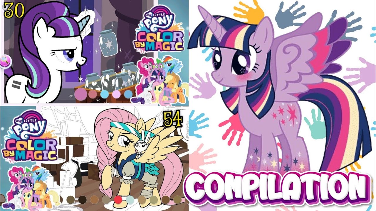 My Little Pony Game | My Little Pony Color By Magic Compilation Part 7 ...