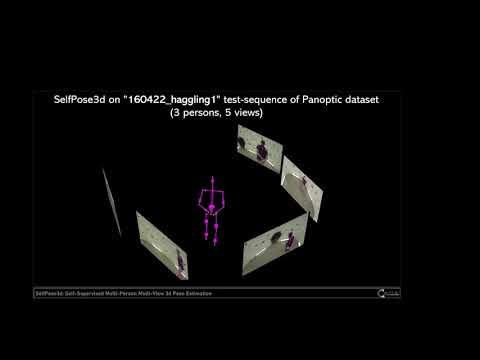 SelfPose3d: Self-Supervised Multi-Person Multi-View 3d Pose Estimation [CVPR 2024] - YouTube