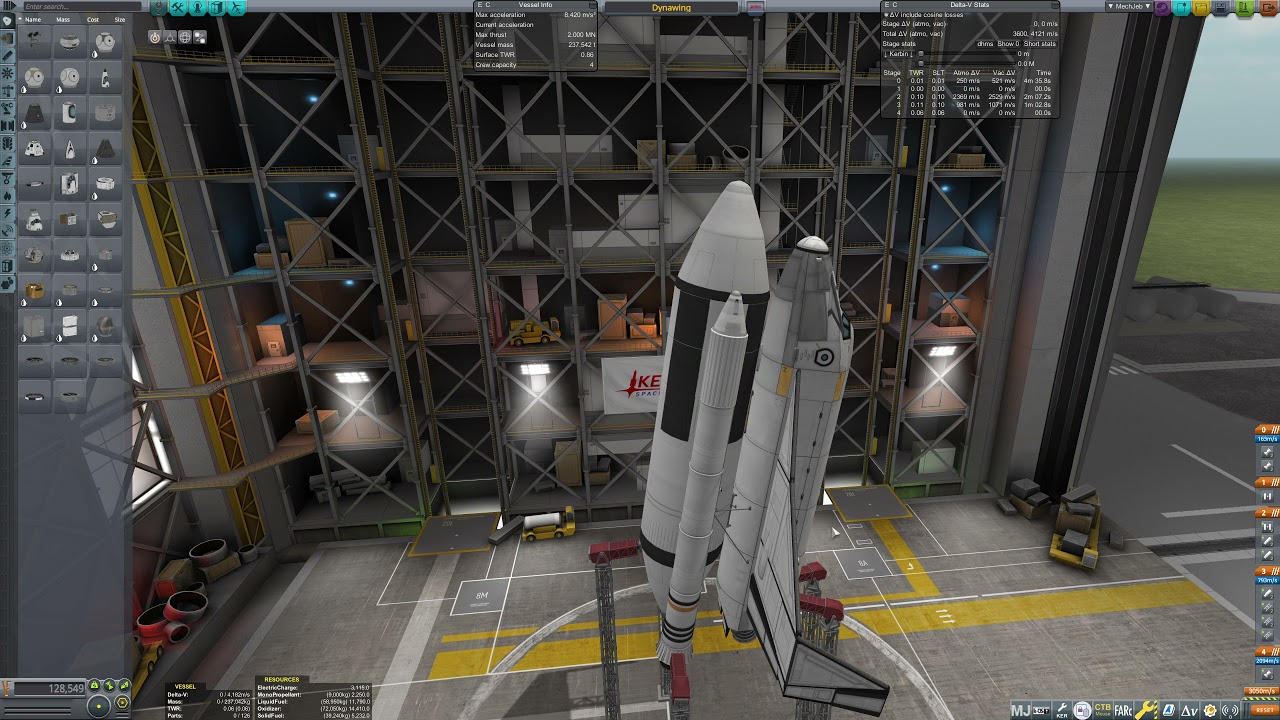 KSP Whirligig World Mesbin kOS PID Ascent Guidance - YouTube