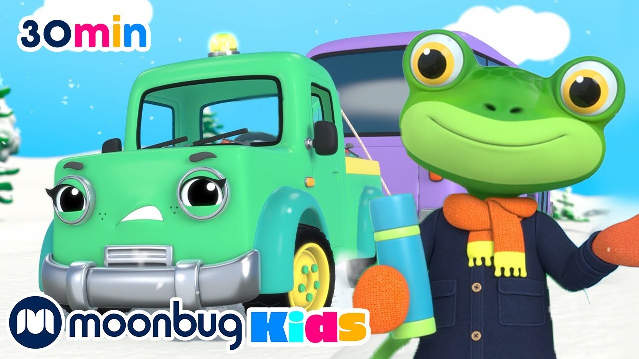 聖誕大救援！！ | Gecko's Christmas Rescue | 兒童動畫 | 卡通 | 寶寶教育 | Vehicle ...