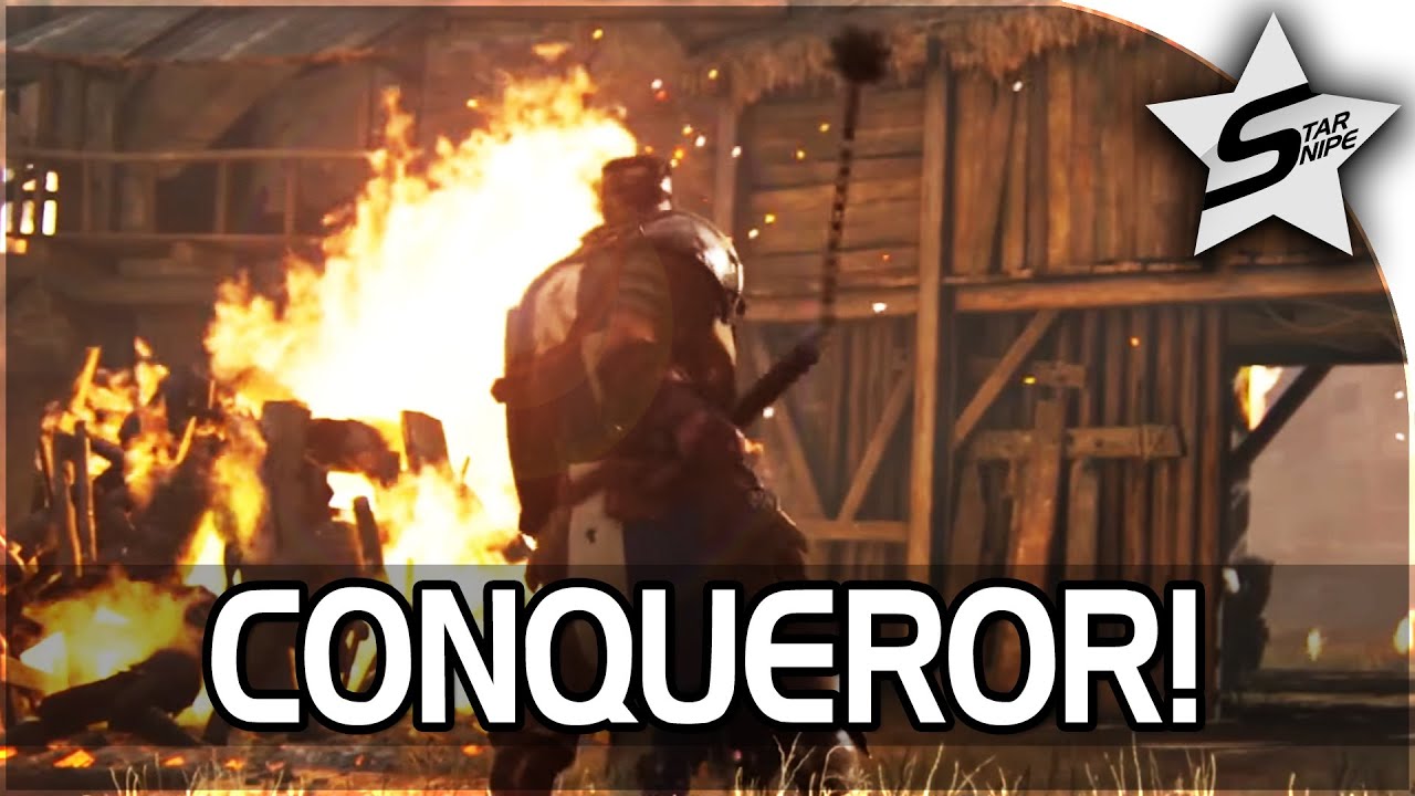 For Honor Alpha Knight Gameplay - "CONQUEROR BEAST MODE!" (Heavy ...