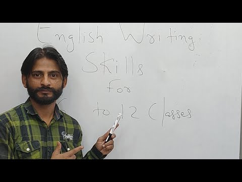 English Writing Skills For 6 To 12 Classes - YouTube