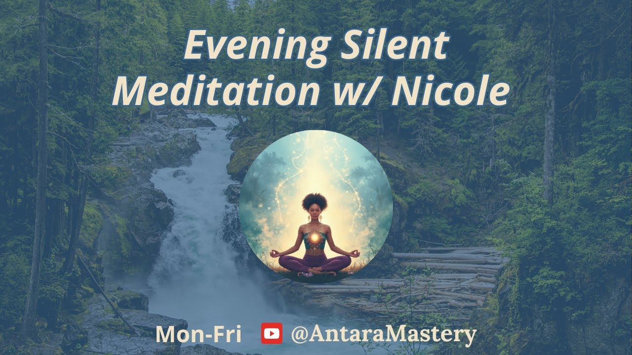Evening 20-Min Silent Meditation w/ Nicole (day 396) - YouTube