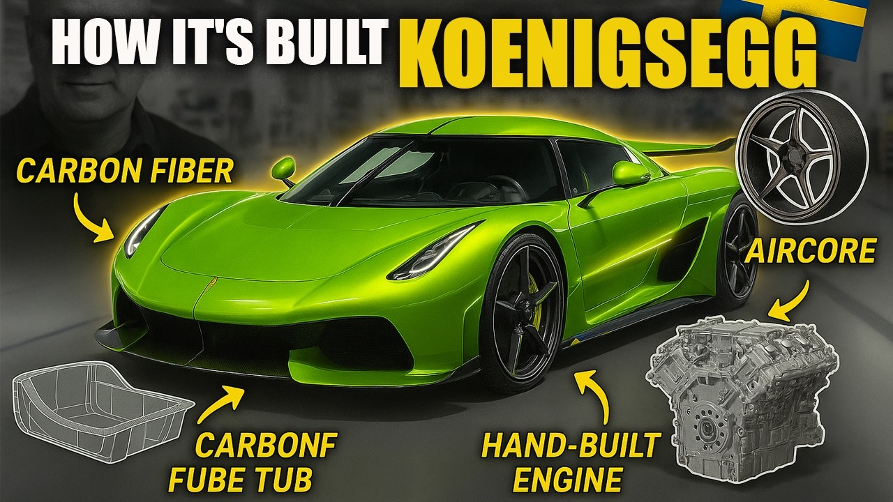 Inside the Secret Koenigsegg Lab Where Supercars Are Born! - YouTube