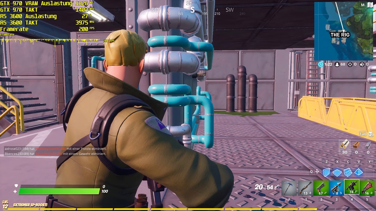 Fortnite AMD Ryzen 5 3600 | 8GB | NVIDIA GTX 970 | 1080P competitive ...