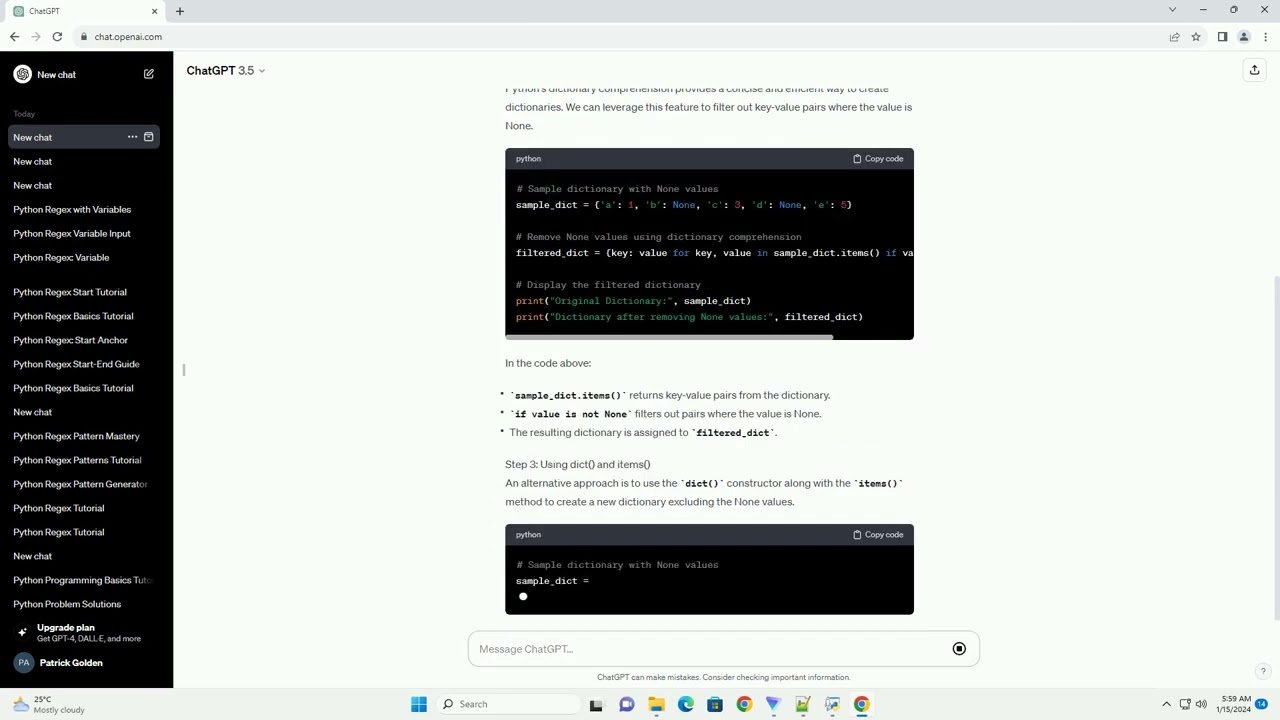 Python Remove None Values From Dict YouTube Python Remove None Values From Dict YouTube