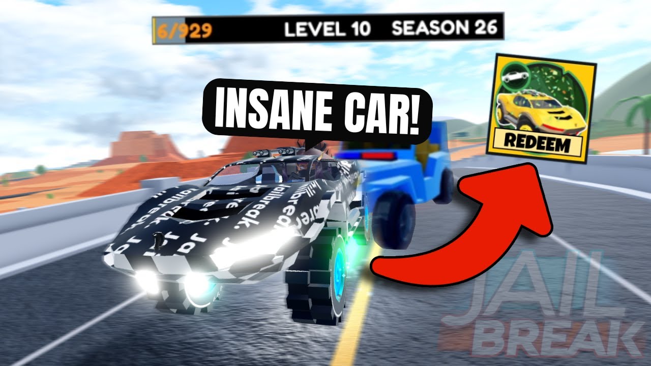 UNLOCKING THE NEW SEASON 26 CAR(COBRA) IN ROBLOX JAILBREAK - YouTube