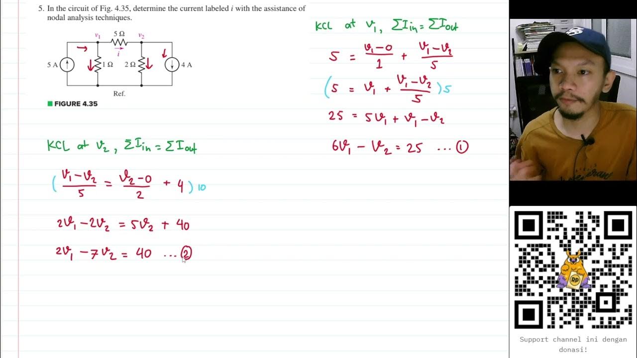Problem 4.5 - Engineering Circuit Analysis - Hayt & Hemmerly, 9th Ed - Supernode - YouTube
