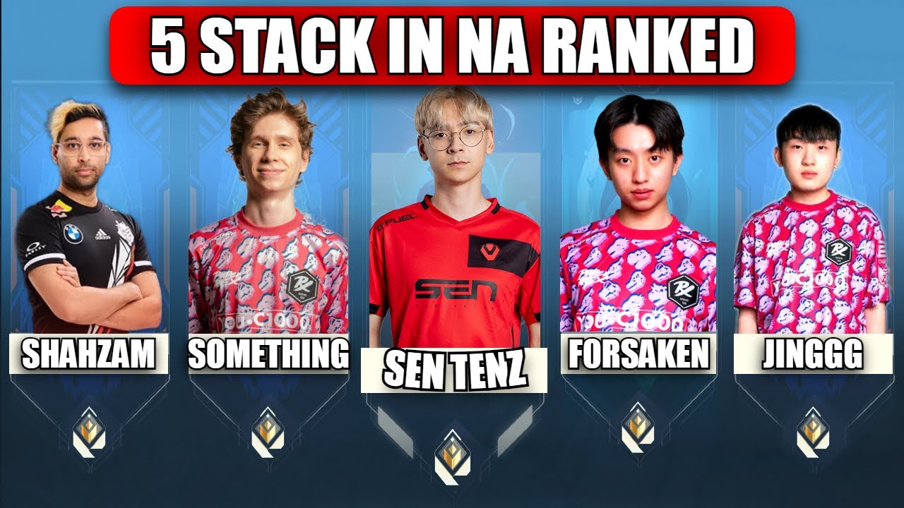 SEN TenZ, PRX something, f0rsakeN, Jinggg, & ShahZaM Play Together in ...