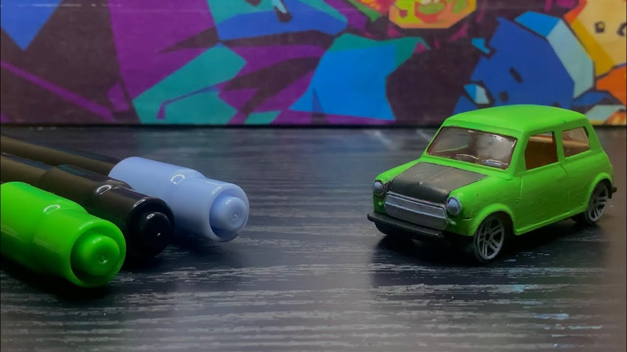 Customizing mini cooper into Mr bean car - YouTube