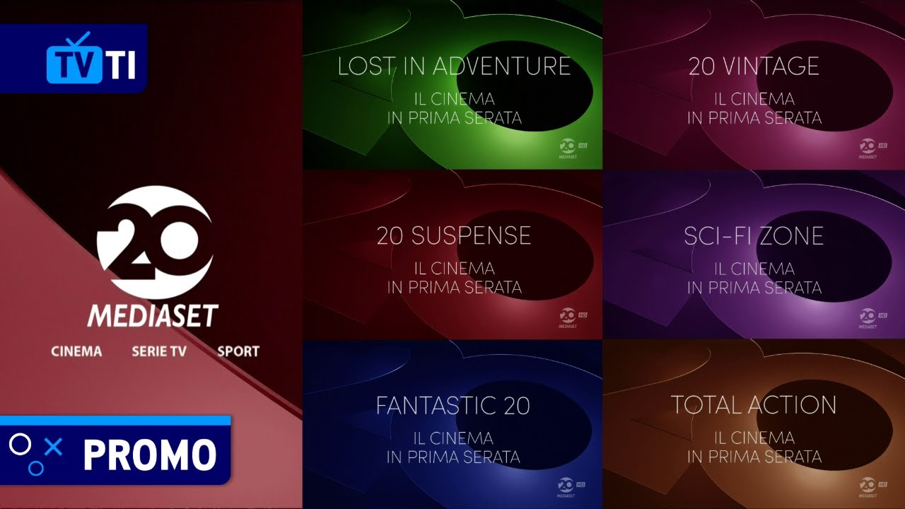 Raccolta promo di rete | 20 Mediaset HD | 2024 - YouTube