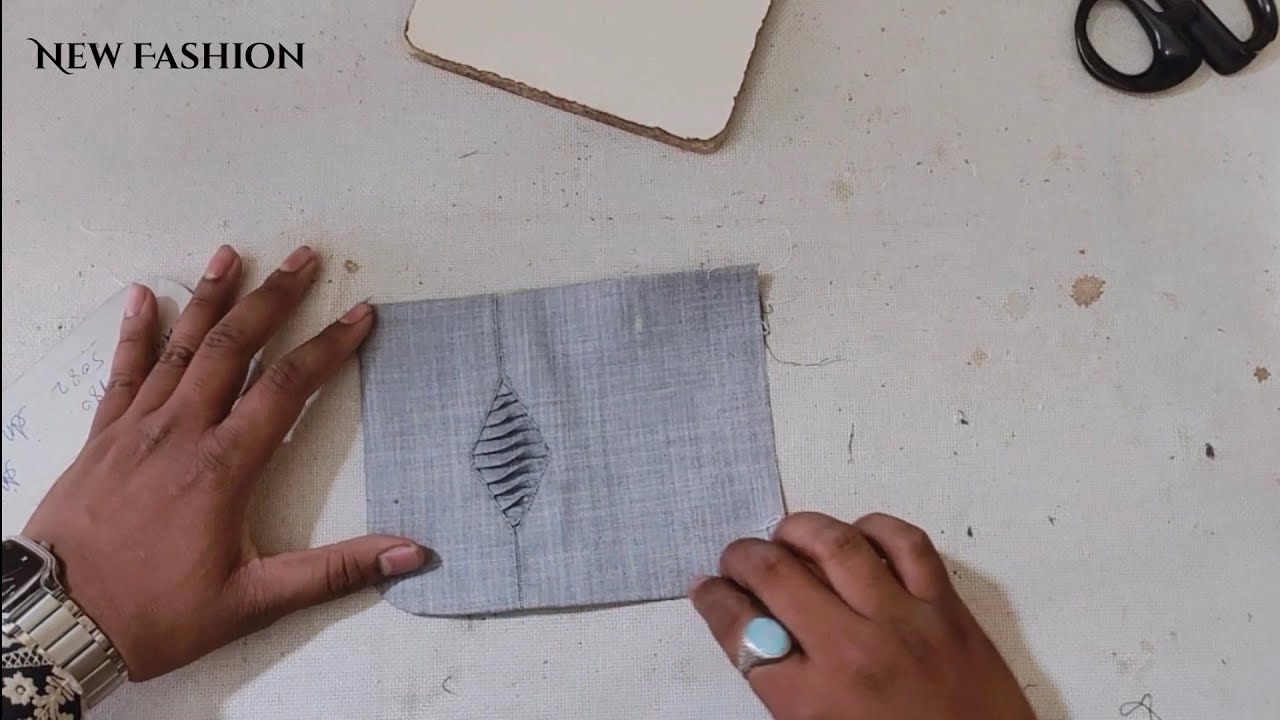 safari pocket new design stitching (how to make new pocket design) #new ...