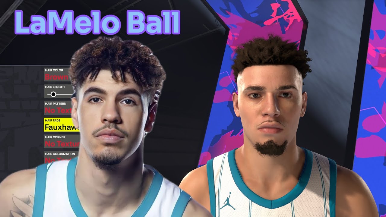 2k25 LaMelo Ball Face Creation - YouTube