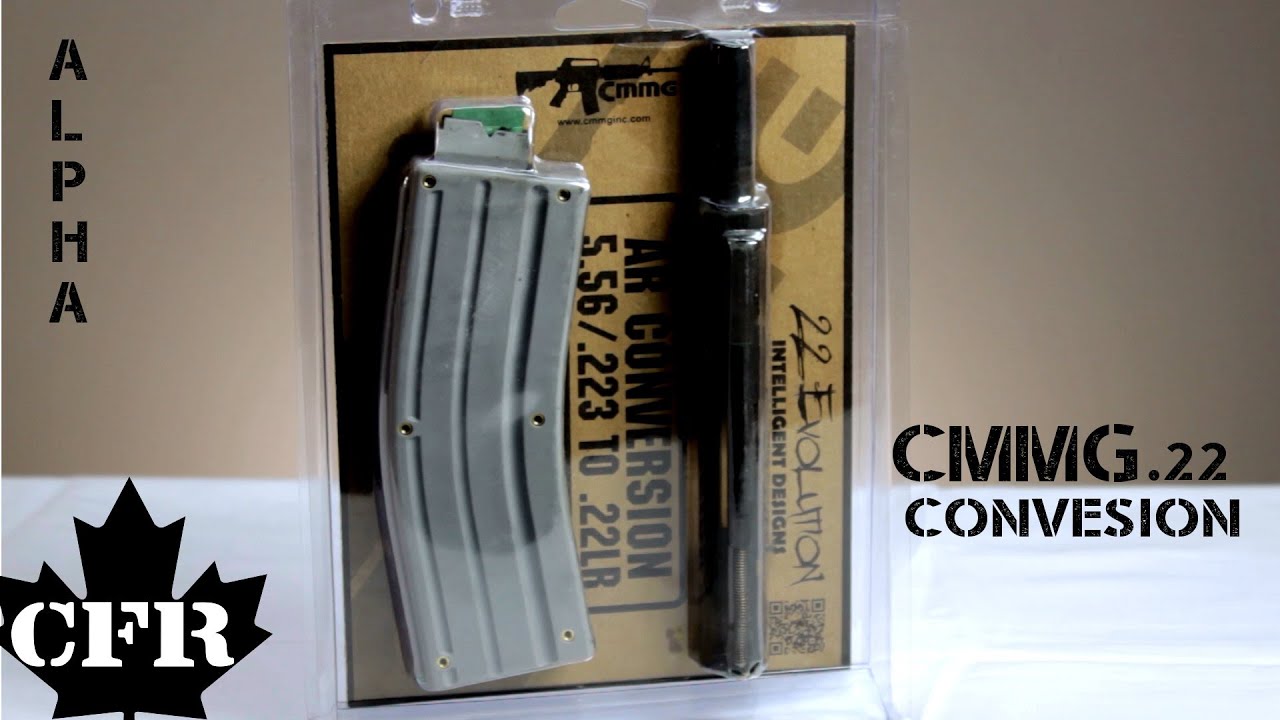 CMMG .22lr Alpha Conversion Kit - YouTube