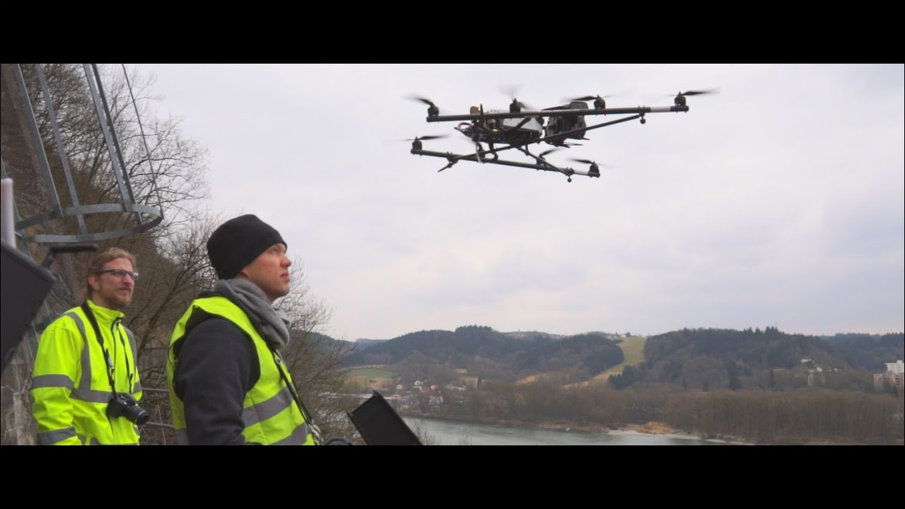 UAV- / Drone-based civil engineering – surveying of a slope and rock ...