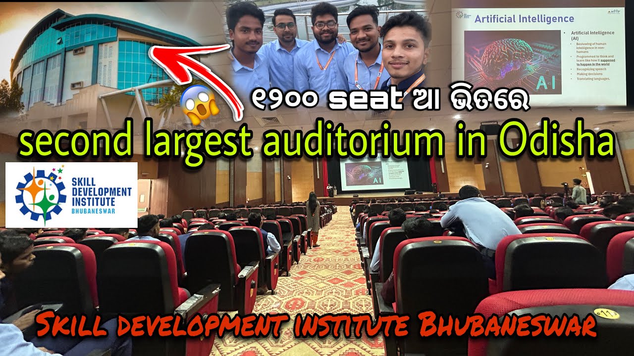 Second Largest Auditorium In Odisha | Skill Development Institute ...