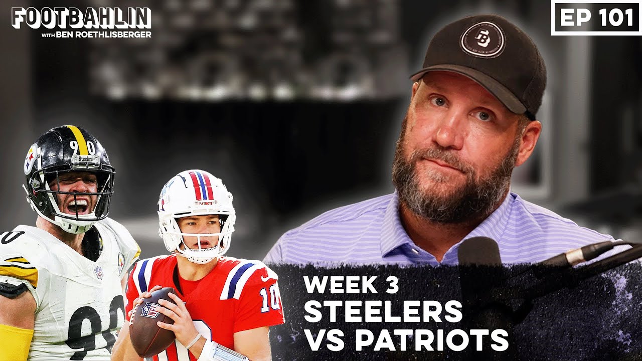 Big Ben talks Week 3 Steelers/Patriots, using tight ends, O-line struggles and more Ep 101 - YouTube