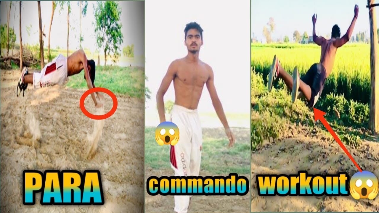 Para commando workout🇮🇳😱💪🏻|baaz_fitness| VIDYUT JAMWAL |CALISTHENICS ...
