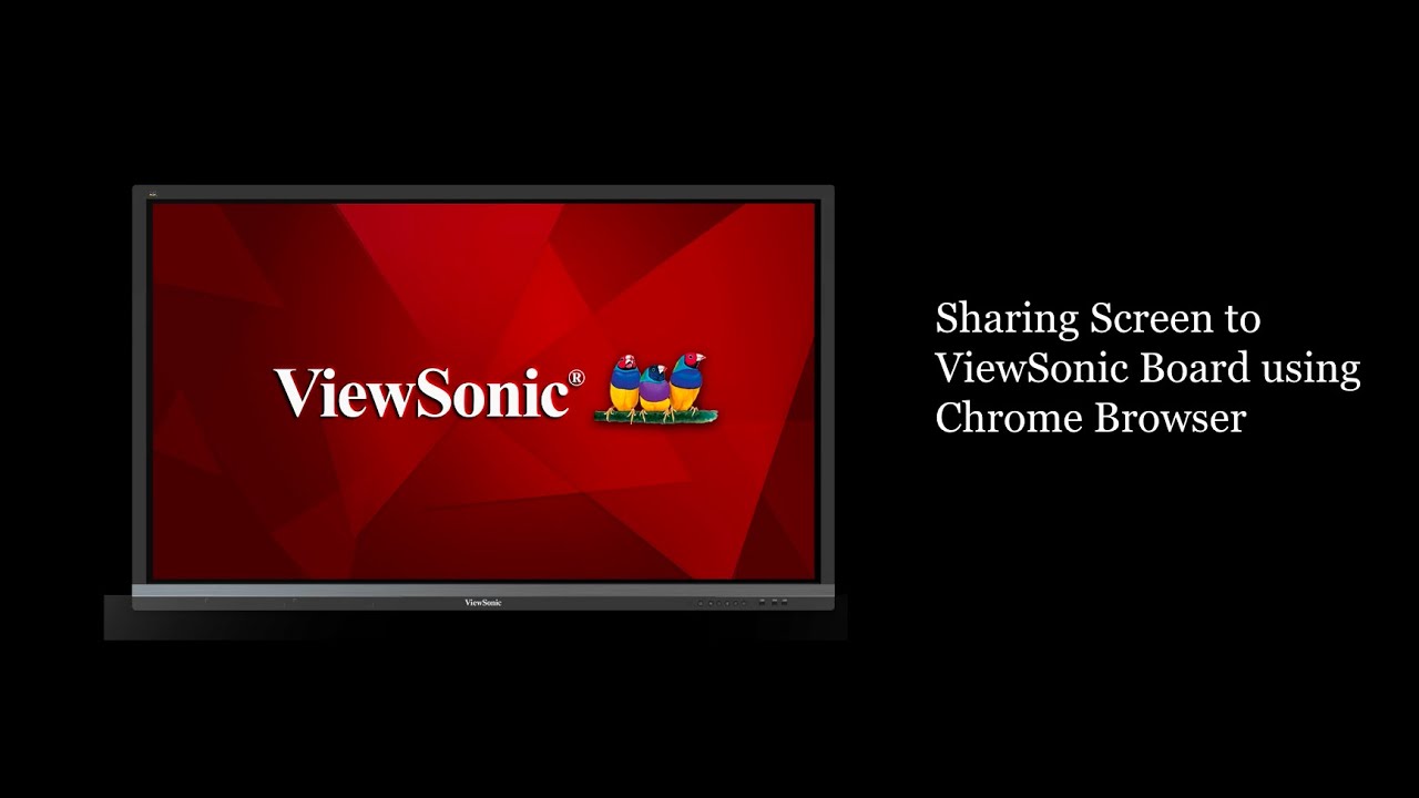 Using MyViewBoard Display to Share screen to ViewSonic PC - YouTube