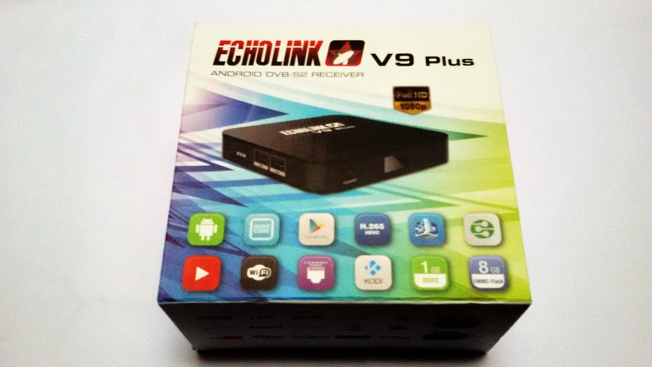 déballage d'echolink v9 plus - YouTube