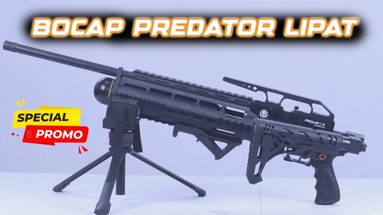 [ SPESIAL ] SENAPAN PCP BOCAP PREDATOR 500CC LIPAT | PCP BOCAP BIG GAME ...