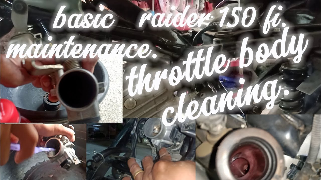 raider fi,open trottle body 12k odo subrang dumi. - YouTube
