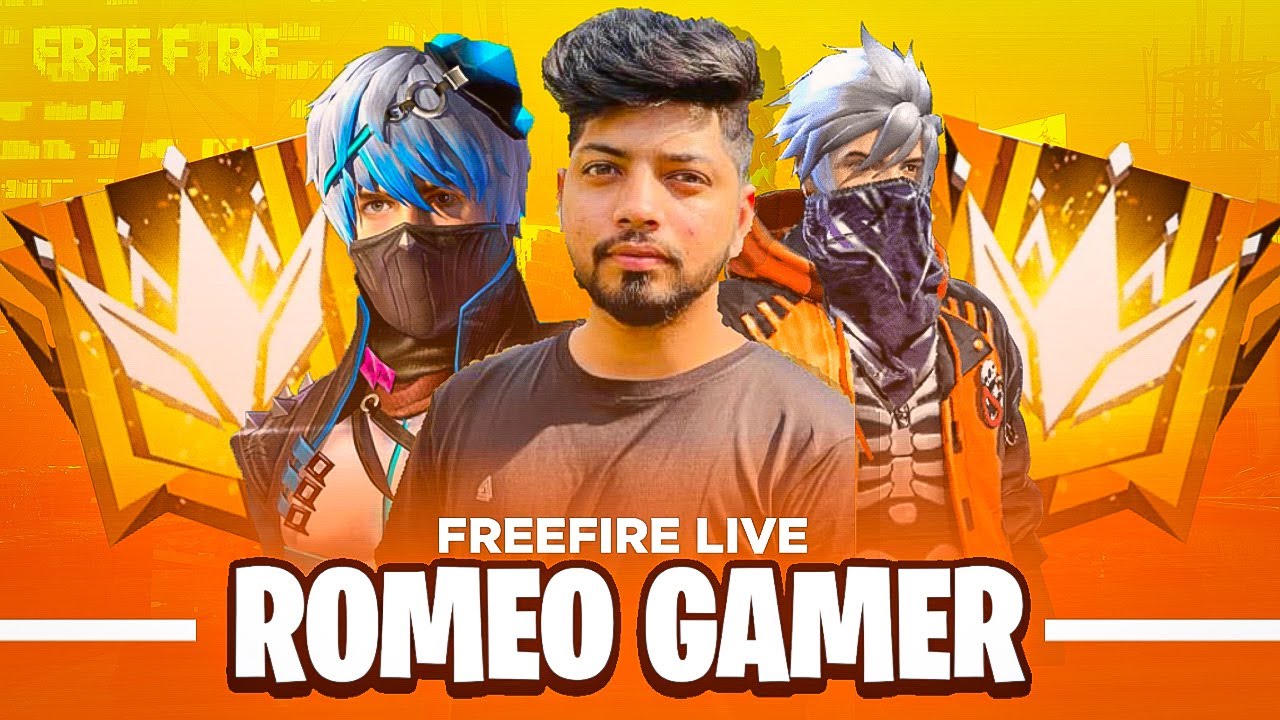 Free Fire Live- GrandMaster Pushing With Romeo Gamer- AO VIVO - YouTube