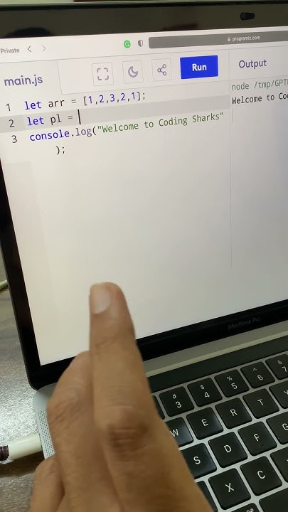 IMP : Palindrome program in JS #javascripttricks #coding #javascript - YouTube