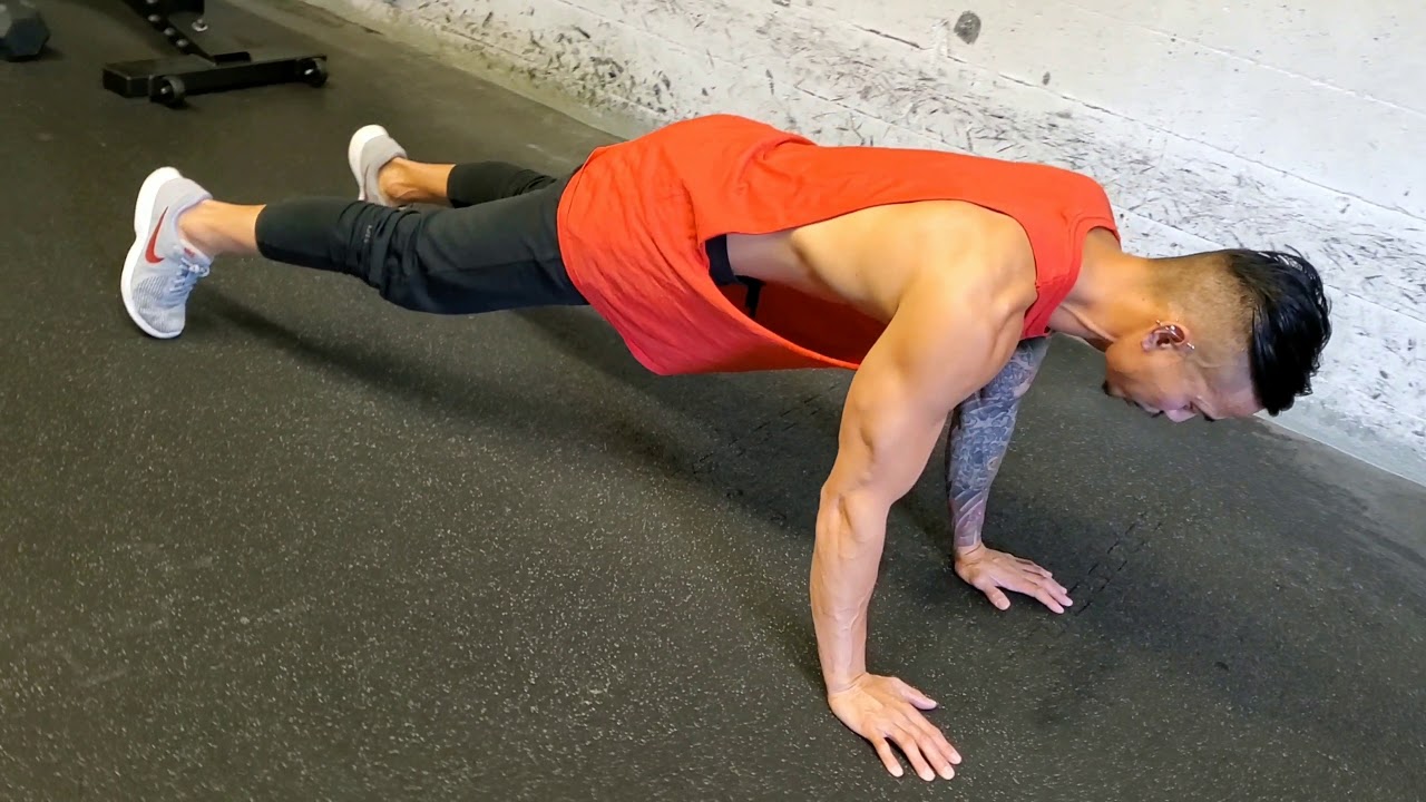 Pyramid Crawl Out Push Up - YouTube