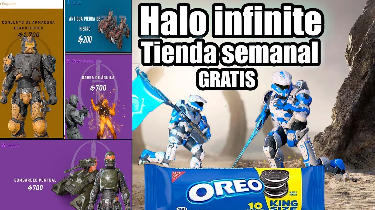 Spartan rellenos de poder, colaboración con Halo infinite/Oreo y como ...