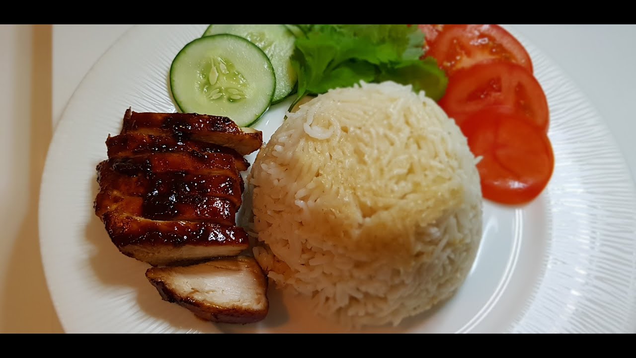 Chicken Char Siu with Buttered Chicken Rice - YouTube