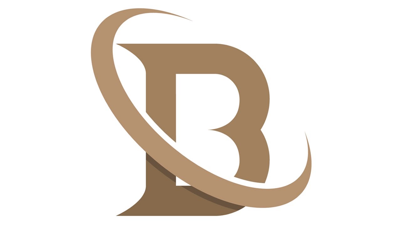 B Letter Design in Illustrator | Illustrator Tutorial - YouTube