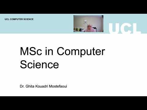 Computer Science MSc - programme overview at UCL Computer Science ...