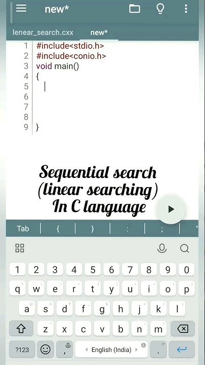 Searching An Element In Array In C Linear Search Program In C Dsa Algorithm Dsalgo