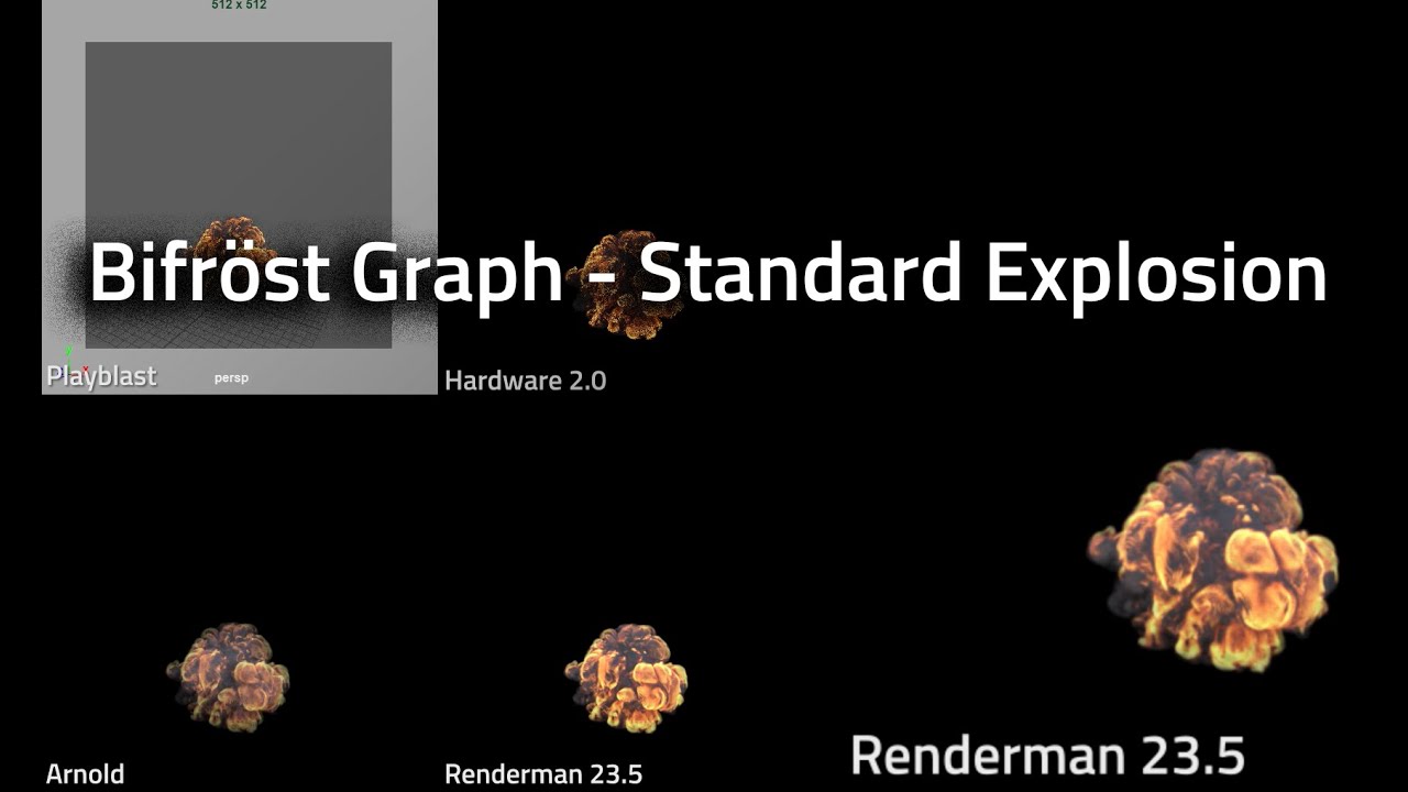 Maya Bifröst Graph - Standard Explosion - served 4 ways - YouTube