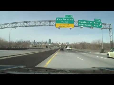 Drive into Manhattan 495 LIE to Midtown Tunnel - YouTube