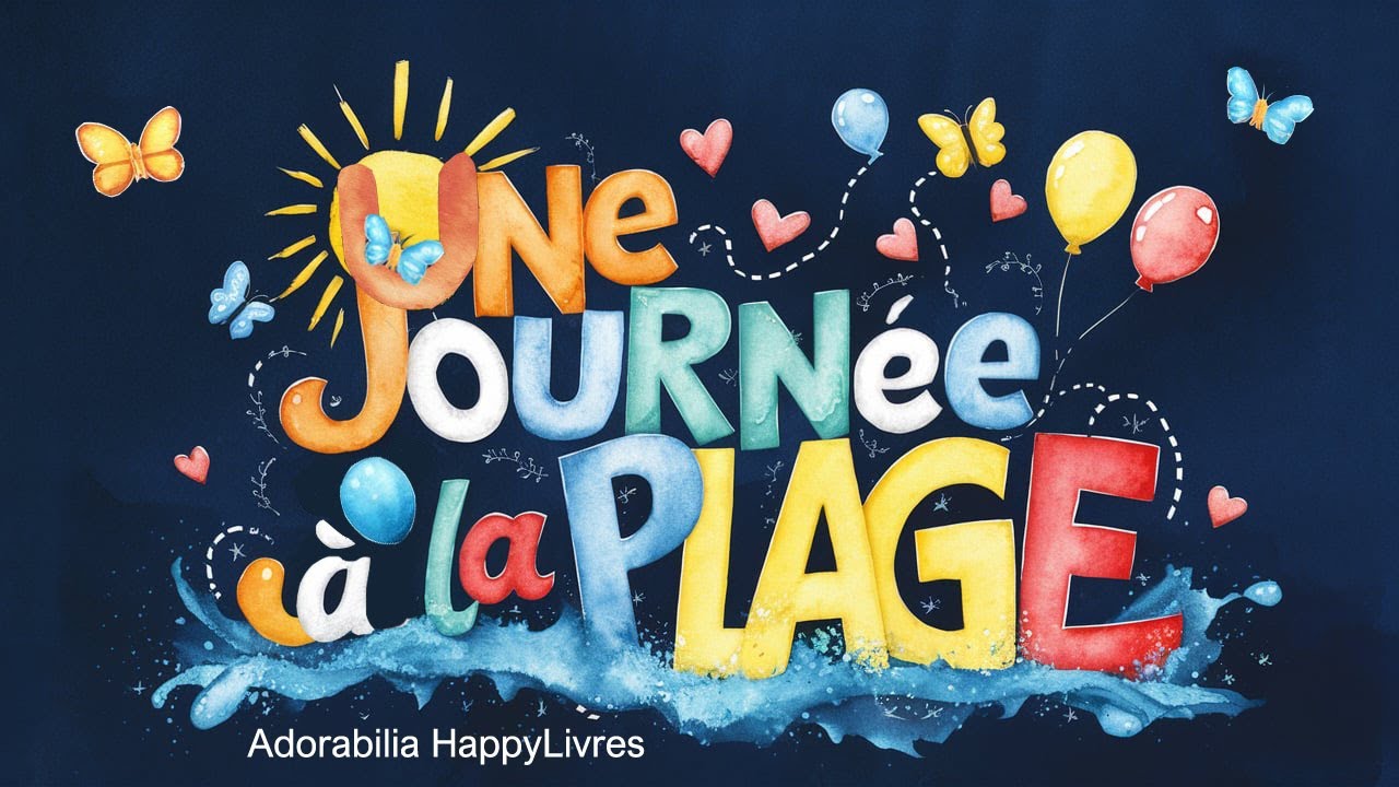 Une journée à la plage - chanson pour les enfants - sable, soleil et ...