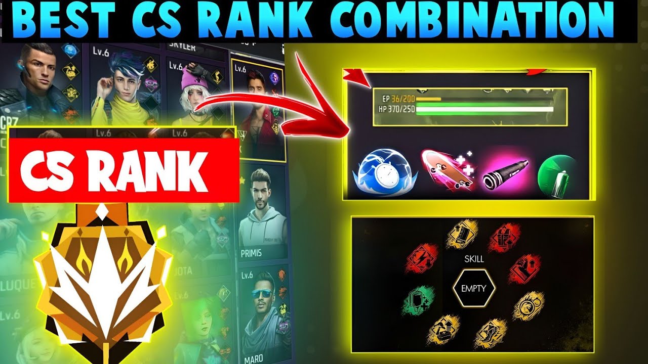 Best Character Combination For Cs Rank Cs Rank New Season Best