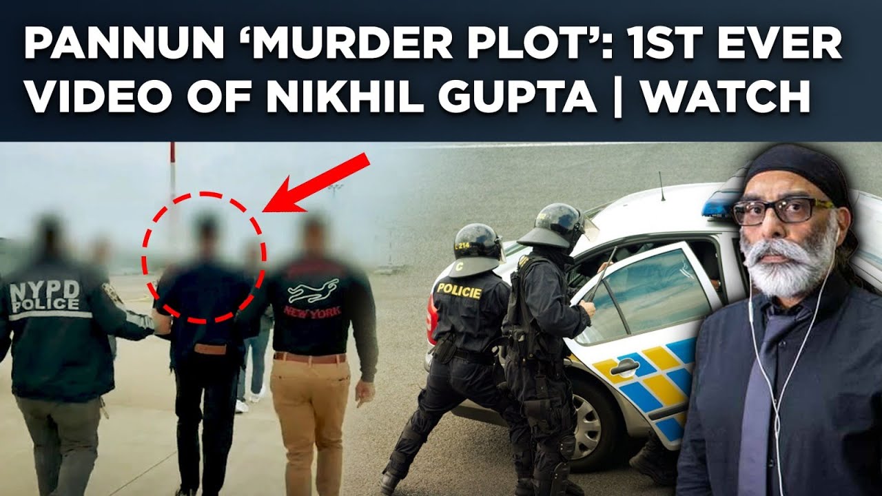 Pannun Murder Plot: Dramatic 1st Video Of Extradited Nikhil Gupta ...