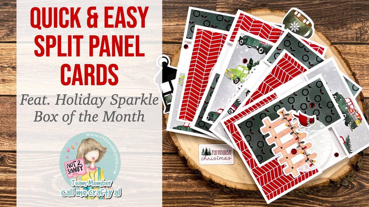 Quick & Easy Split Panel Cards | N2S Box of the Month | November 2022 ...
