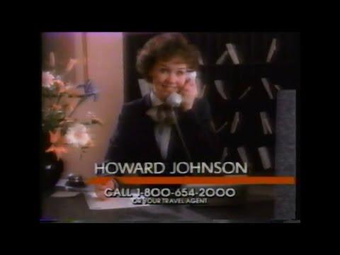 1987 Howard Johnsons Hotel Retro TV Commercial Ad