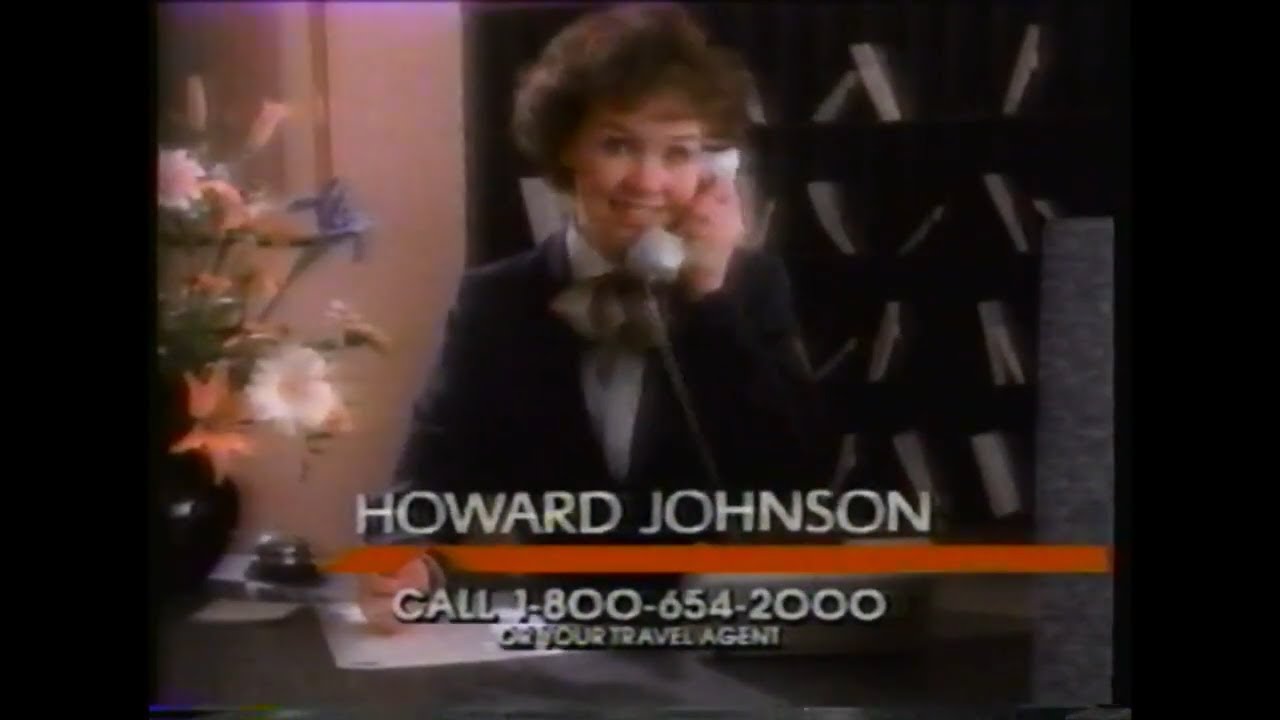 1987 Howard Johnsons Hotel Retro TV Commercial Ad - YouTube