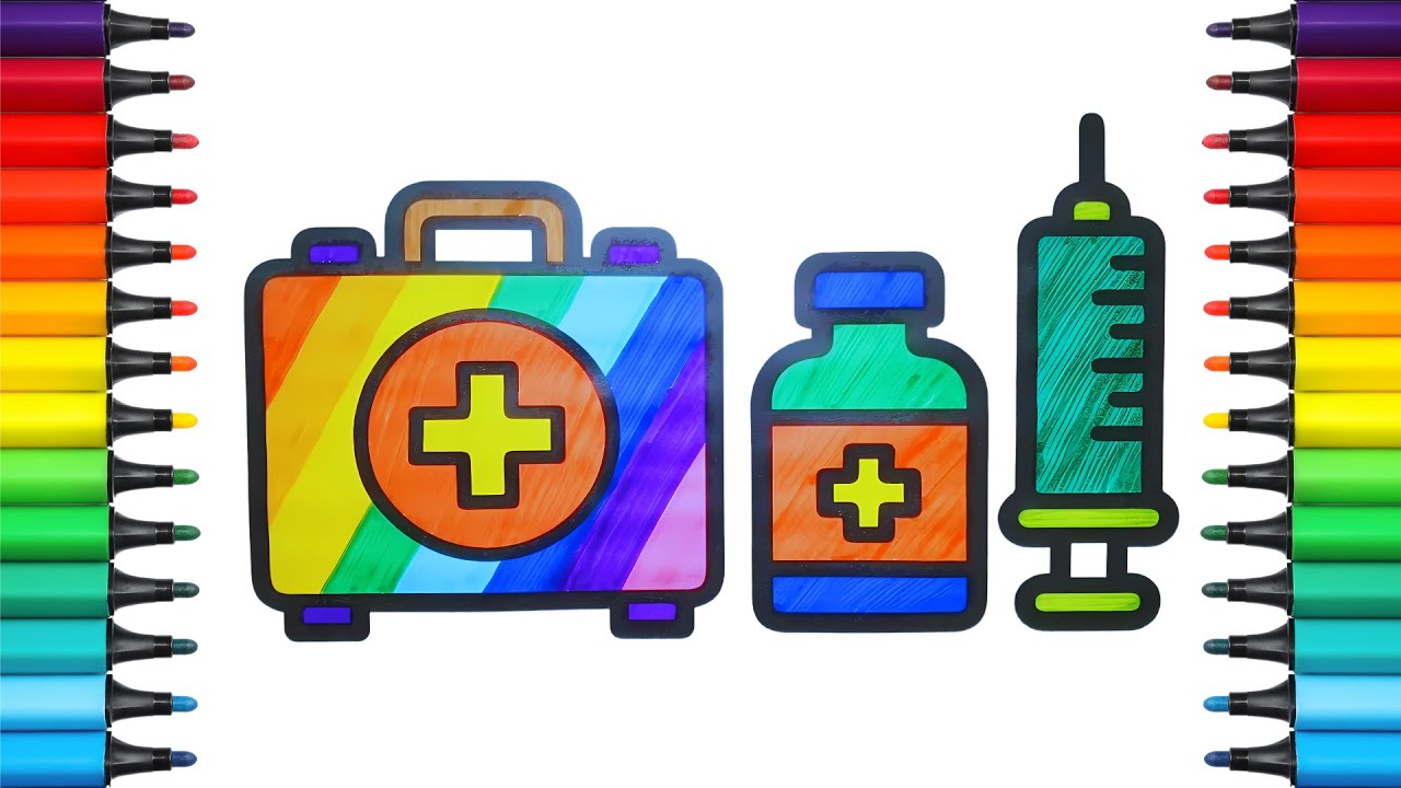 How To Draw Doctor Kit for Kids 🎨| Fun Easy Drawing & Painting For Kids ...