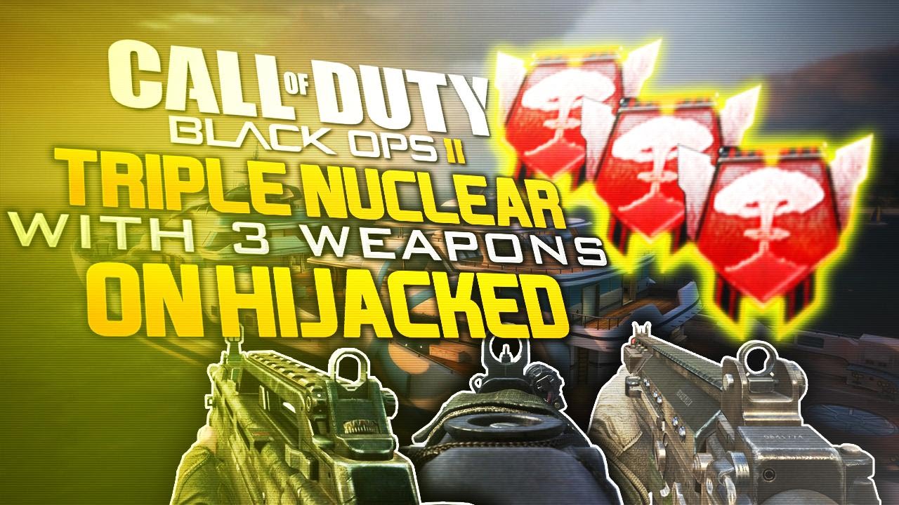 BO2: "TRIPLE NUCLEAR" w/ 3 DIFFERENT WEAPONS! - "POOL PARTY!" (BO2 ...