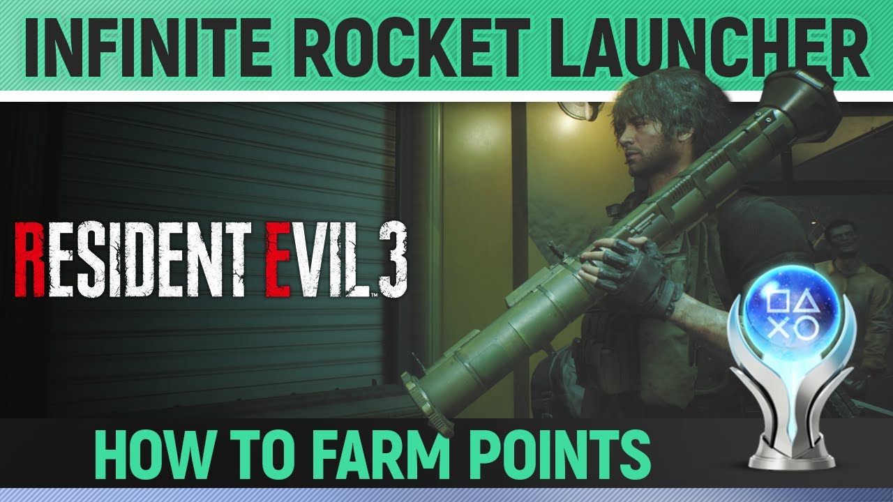 Resident Evil 3 - How to unlock the Infinite Rocket Launcher 🏆 - Easy ...