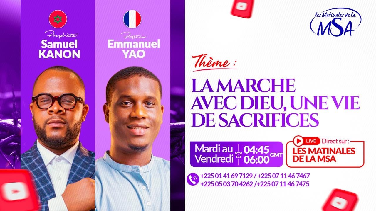 (1) La marche avec Dieu, une vie de sacrifices (Samuel KANON) - YouTube