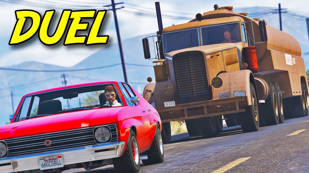 "Duel" - GTA 5 Road Thriller Film - YouTube