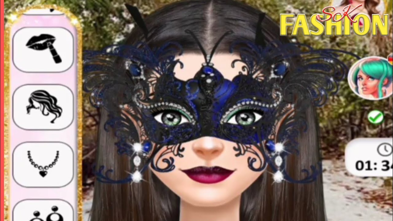 Fashion show competition makeup and games - YouTube