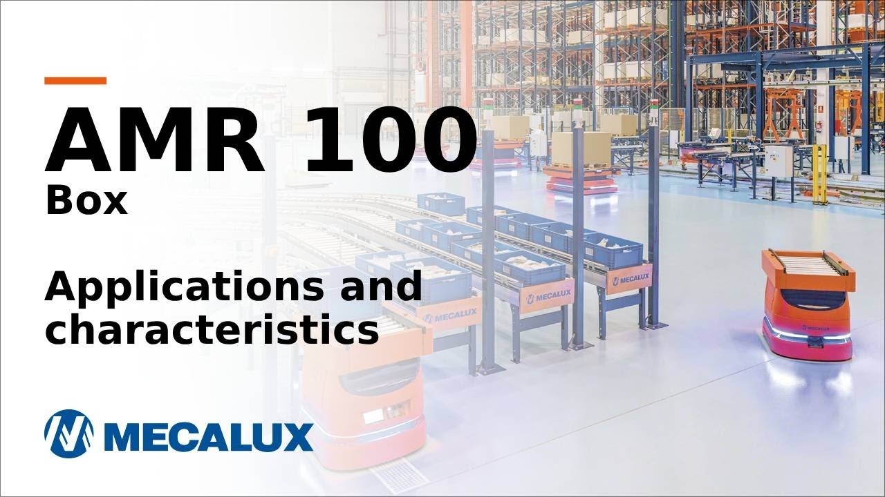 Applications and characteristics of the AMR 100 Box Conveyor - YouTube